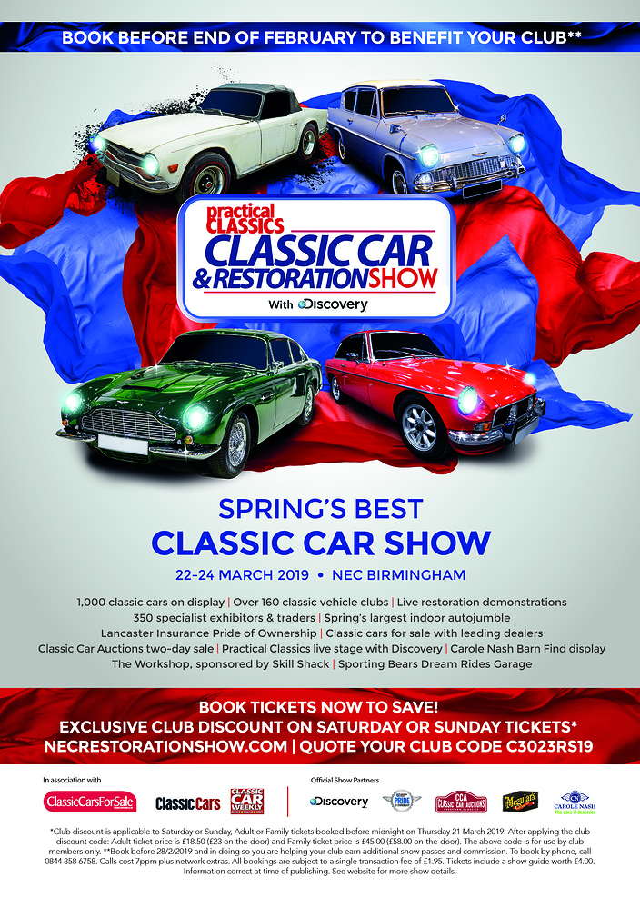 PRACTICAL CLASSIC CAR AND RESTORATION SHOW WITH DISCOVERY 22nd to 24th ...