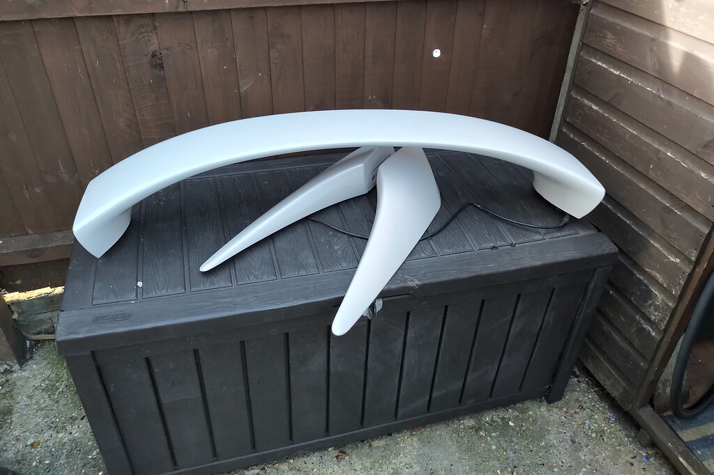 Mk 3 Rear spoiler in white - GTO / 3000GT Parts - GTO UK
