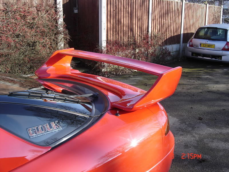 My fibreglass rear spoiler - GTO / 3000GT Parts - GTO UK
